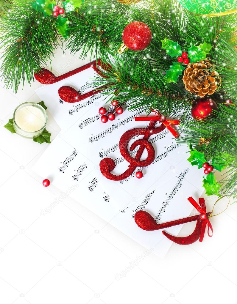 christmas music notes - Harbour Lights